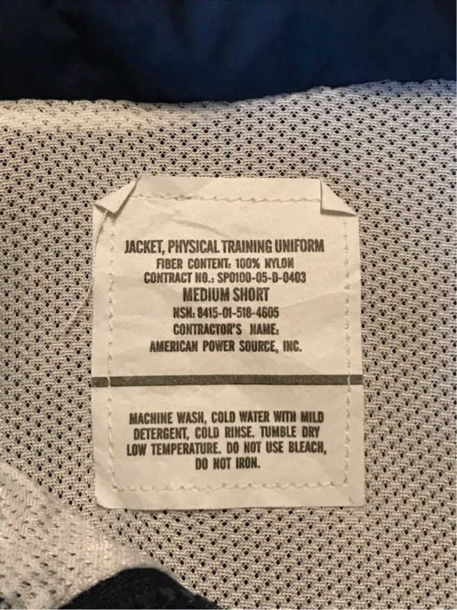 IPFU JACKET ・ PHYSICAL TRAINING UNIFORM – ZIRA BLOG